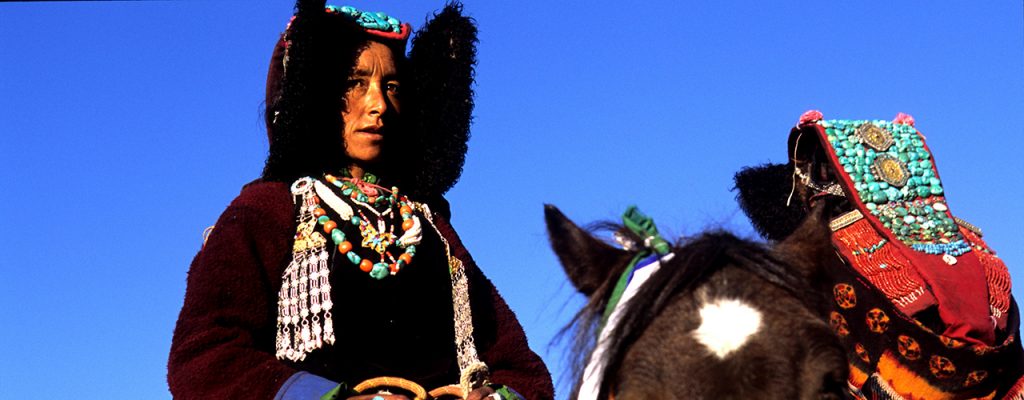 Zanskari Woman on Horseback In The Ladakh Himalaya - Ibex Expeditions ...
